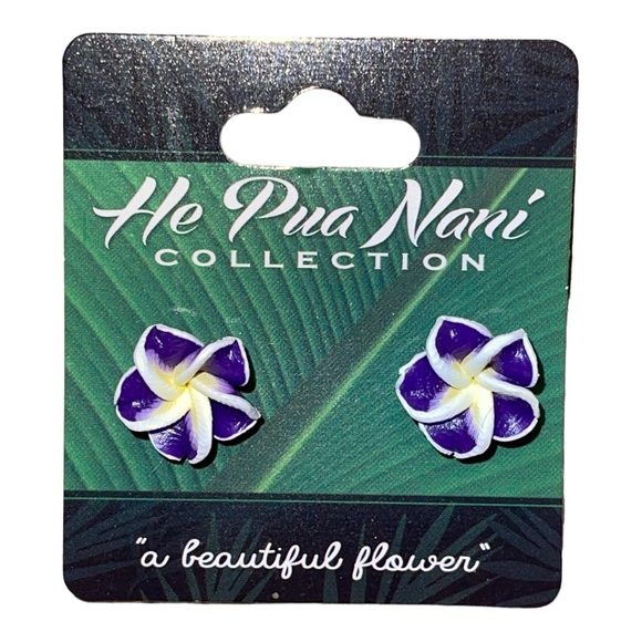 He Pua Nani Collection | Jewelry | Nwt Handmade In Hawaii Flower Earrings Giftbag Gift Ready 225 ...